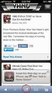 Get Your VH Fix on the Go: VHND is Now Mobile! | Van Halen News Desk