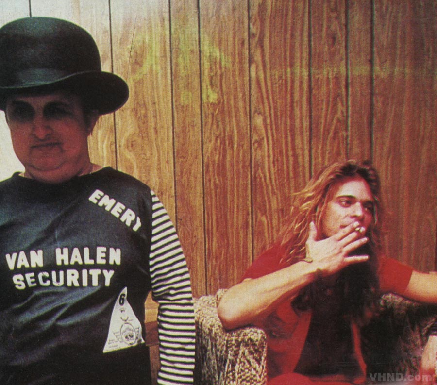 Backstage with Van Halen at the CaliFFornia World Music Festival