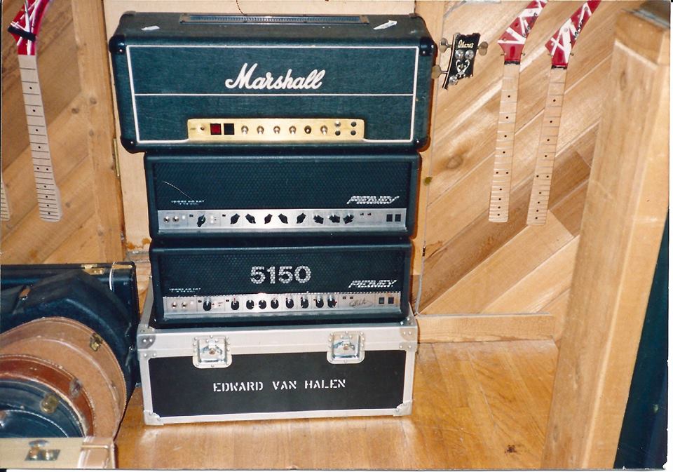 Never Seen Photos of Eddie Van Halen’s Guitar Collection at 5150! | Van ...