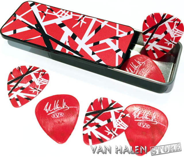 Eddie Van Halen's New EVH Graphic Series Guitar Picks