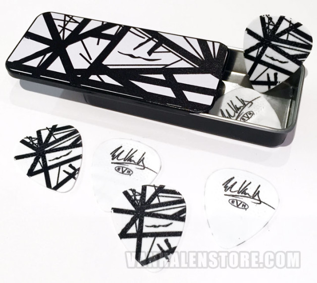 Eddie Van Halen's New EVH Graphic Series Guitar Picks