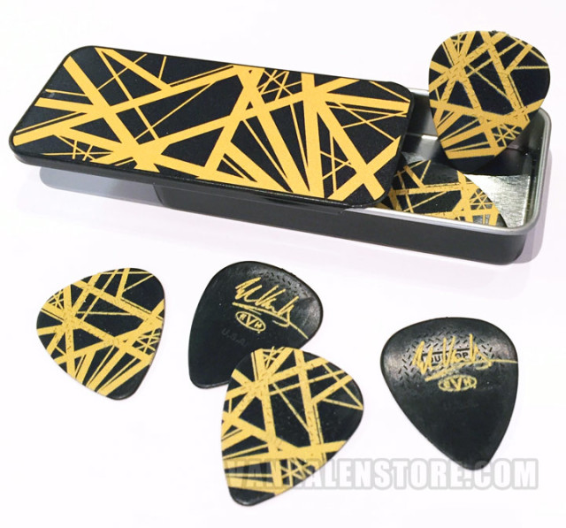 Eddie Van Halen's New EVH Graphic Series Guitar Picks