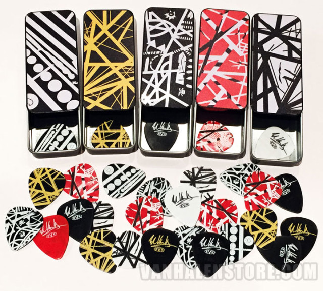 Eddie Van Halen's New EVH Graphic Series Guitar Picks