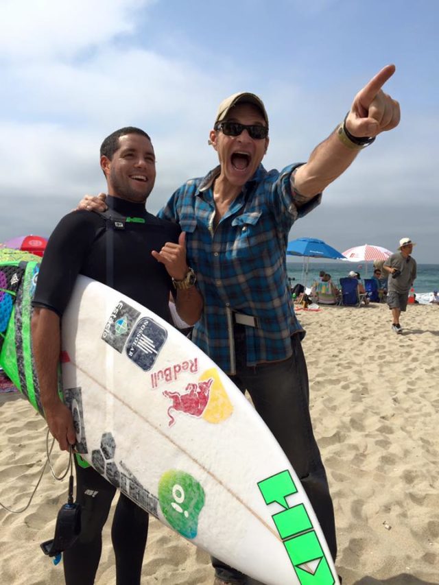 David Lee Roth Attends Van US Open in Huntington Beach