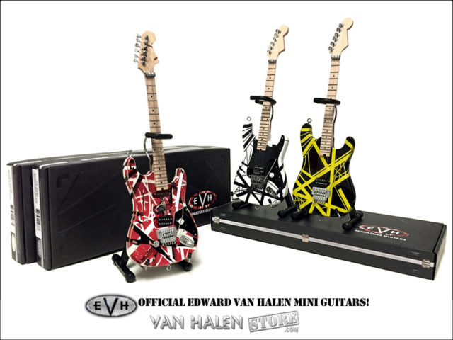 Announcing the Official Eddie Van Halen Mini Guitar Collection!