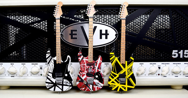 Announcing the Official Eddie Van Halen Mini Guitar Collection!