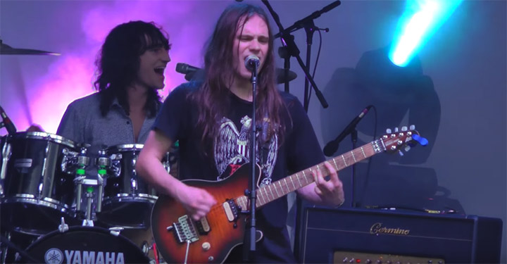 Jacob Deraps Band Performs Van Halen's 'I'm The One'