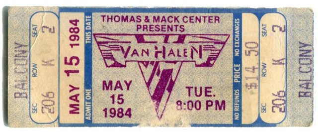 Watch Van Halen LIVE in Las Vegas, May 15th, 1984