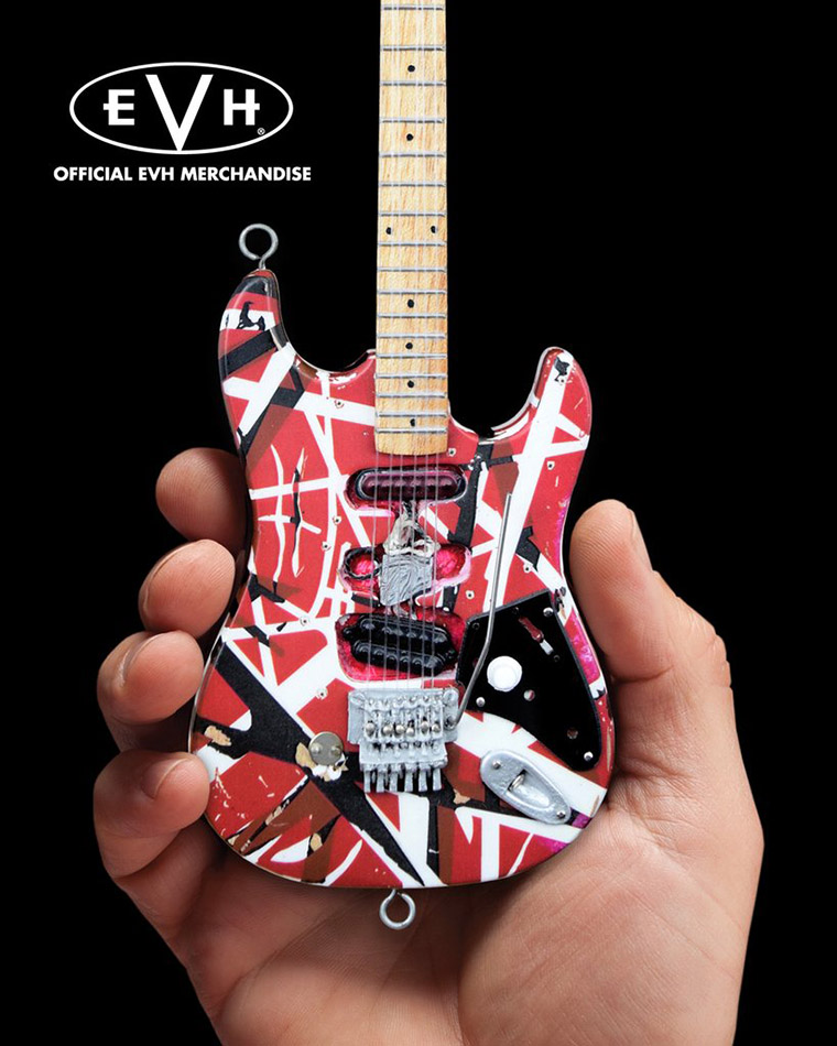 Here’s When Eddie Van Halen Painted His Red/Black/White Guitar! | Van ...