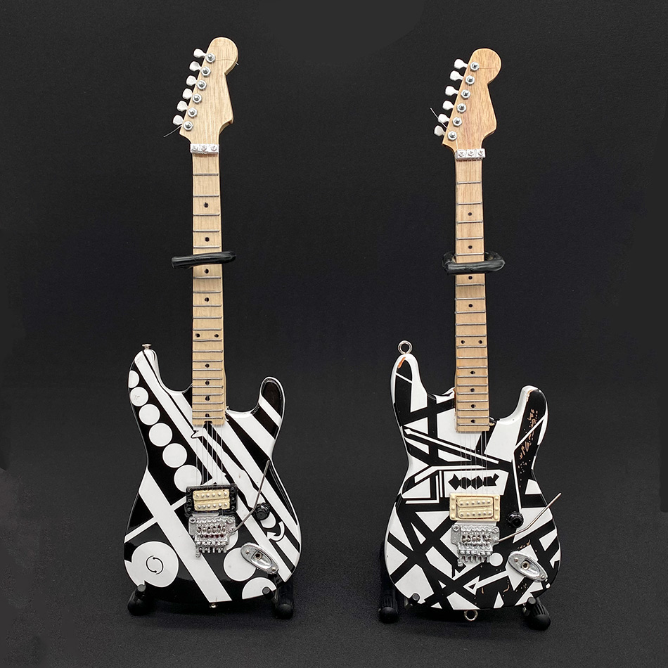 Official EVH Mini Guitar Collection Expanded with Fair Warning Tour's ...