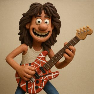 How Might Eddie Van Halen Look in Your Favourite Cartoon Series? [Photo ...