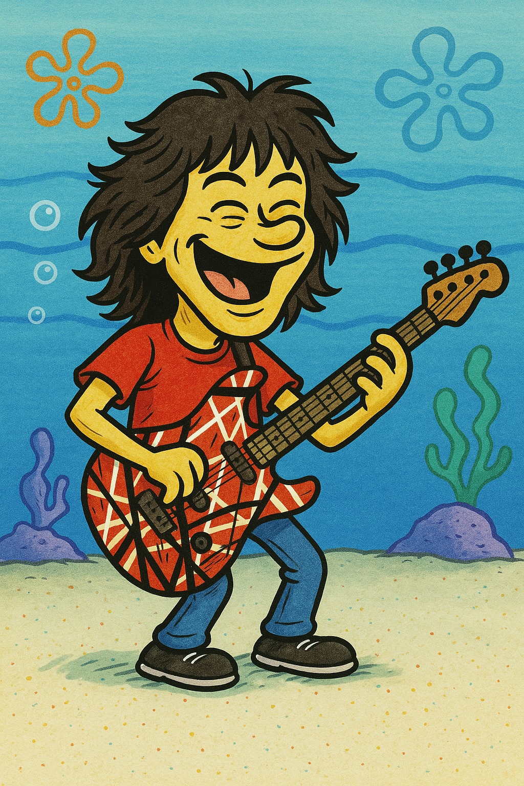 How Might Eddie Van Halen Look in Your Favourite Cartoon Series? [Photo ...