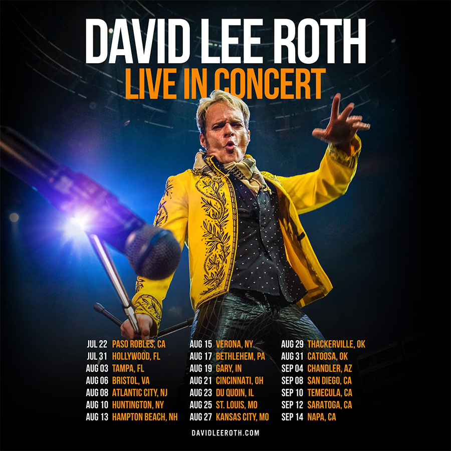 David Lee Roth Announces Summer Tour!